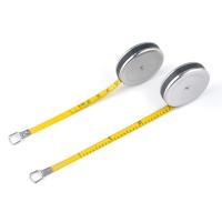 China Wintape 2m Metric Steel Outside Diameter and Circumference Measurement Tape Stainless Steel Case for sale