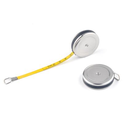 China Wintape 2m Metric Steel Outside Diameter and Circumference Measurement Tape Stainless Steel Case for sale