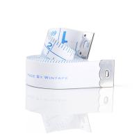 China Wintape Mini 60-Inch 1.5m White Waterproof Soft Body Measuring Tape with Blue Printing for sale