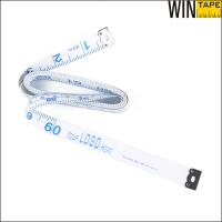 China Wintape Mini 60-Inch 1.5m White Waterproof Soft Body Measuring Tape with Blue Printing for sale