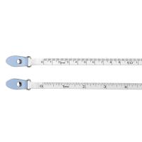 China Wintape Round Mini Leather Tape Measure 150cm 60inch Blue Hot Stamping Logo for sale