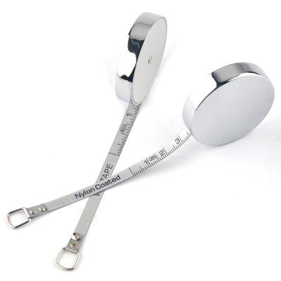 China Wintape 2M 80Inch Mini Steel Tape Measure Keychain Dual Scale Metric Inch ABS Case for sale