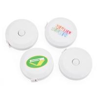 China Wintape Push Button Soft Retractable Pocket Tape Measure 150cm 60inch Double Sided White Tailor Measuring Tape for sale