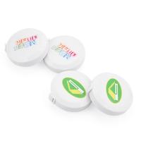 China Wintape Push Button Soft Retractable Pocket Tape Measure 150cm 60inch Double Sided White Tailor Measuring Tape for sale