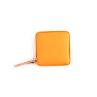 China Wintape PU Leather Tape Measure 150cm 60 Inch Sewing Tailor Circular Orange Measuring Tape for sale