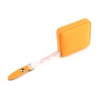 China Wintape PU Leather Tape Measure 150cm 60 Inch Sewing Tailor Circular Orange Measuring Tape for sale