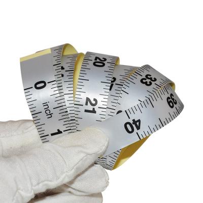 China 40 Inch Self Adhesive Metric Measure Tape Vinyl Ruler for Sewing Machine Sticker Measuring Tape for sale