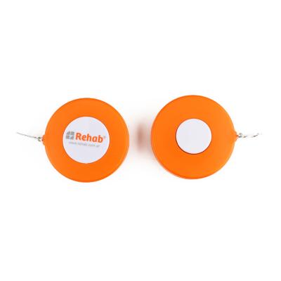 China 60 Inch 1.5 Meter Retractable Body Measuring Tape Round Mini ABS Case Custom Logo for sale