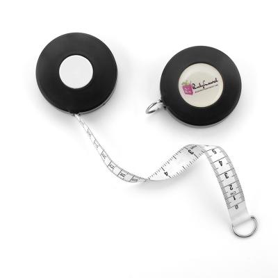 China 150cm 60 Inch Retractable Measuring Tape Dual Sided Metric Inch with Custom Logo for sale