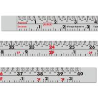 China Wintape 40 Inches Adhesive Measuring Ruler Waterproof Sticker Tape with Fractions and Decimals Scales for sale