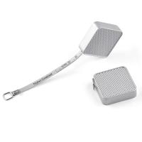 China Wintape 2M 80inch Stainless Steel Square Double Sided Tape Measure Heavy Duty Nylon Coated for sale