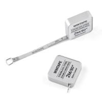 China Wintape 2M 80inch Stainless Steel Square Double Sided Tape Measure Heavy Duty Nylon Coated for sale