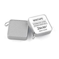 China Wintape Custom Logo Mini 2M Tape Measure Zinc Case Durable Steel Measuring Tape for Promotional Gift for sale