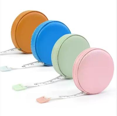 China Dual Sided Retractable Tape Measure 150cm 60inch Soft PVC Fiberglass Sewing Body Measuring Ruler for sale
