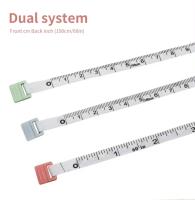 China 150cm 60 Inch Automatic Telescopic Body Measuring Tape Soft Retractable Ruler Metric Centimeter for sale