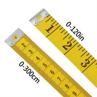 China 300cm 120in Soft Flat Sewing Tape Measure Body Measuring Ruler Dual Sided cm inch for sale