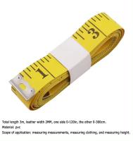 China 300cm 120in Soft Flat Sewing Tape Measure Body Measuring Ruler Dual Sided cm inch for sale