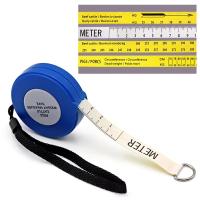 China Livestock Cow Pig Weighing Tape Measure 2.5m ABS Plastic Body Weight Measuring Tape for sale