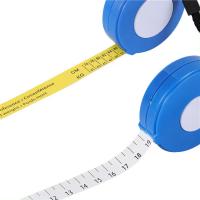 China 2.5m Retractable Livestock Body Weight Measuring Tape for Veterinary Clinics ABS Case for sale