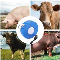 China 2.5m Retractable Livestock Body Weight Measuring Tape for Veterinary Clinics ABS Case for sale