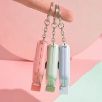 China 1.5m 60 Inch Portable Keychain Mini Tape Measure Square Plastic Measuring Tape Custom Logo for sale