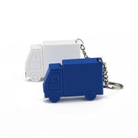 China Wintape Plastic Mini Truck Shape 1 Meter Steel Tape Measure Retractable Keychain Measuring Tool for sale
