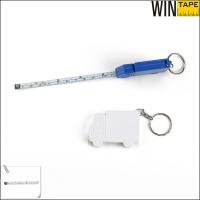 China Wintape Plastic Mini Truck Shape 1 Meter Steel Tape Measure Retractable Keychain Measuring Tool for sale