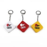 China Wintape Mini Keychain Tape Measure 2m Retractable Square Plastic Measuring Tape with Level for sale