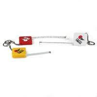 China Wintape Mini Keychain Tape Measure 2m Retractable Square Plastic Measuring Tape with Level for sale