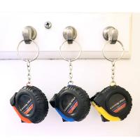 China Retractable 3ft Tape Measure with Keychain 1m Dual Scale Inches and Centimeters Pocket Size for sale