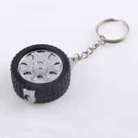 China Custom Logo Tire Shaped Mini Retractable Steel Tape Measure Keychain 1m 3ft for sale