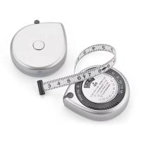 China Wholesale 1.5M Automatic Retractable BMI Waist Measuring Tape 150cm 13mm for sale