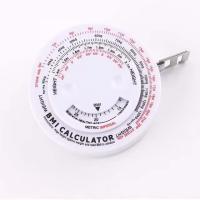 China Wintape Round BMI Calculator with Measuring Tape 150cm for Weight Loss Tracking for sale