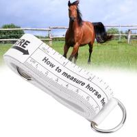 China Equestrian Horse Height and Weight Measuring Tape 2.5M PVC Fiberglass Band for Racing Horses for sale