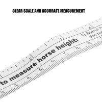 China Portable Horse Height Measuring Tape 2.5M Multifunctional Body Weight Tape Measure for Horses for sale