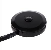 China Wintape 1.5m 60inch Black Retractable Tape Measure Dual Sided ABS Flexible Mini Sewing Measuring Tape for sale