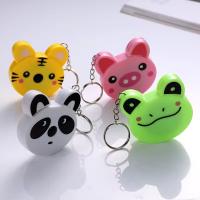 China Custom Cute Cartoon Animal Design Portable Tape Measure 150cm 60inch with Key Ring for sale
