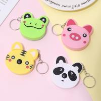 China Custom Cute Cartoon Animal Design Portable Tape Measure 150cm 60inch with Key Ring for sale