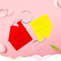 China Wintape 1 Meter 3ft Mini Keychain Tape Measure Imperial ABS Case Fiberglass Tape for sale