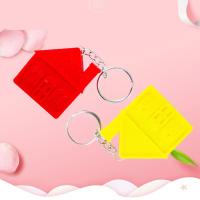 China Wintape 1 Meter 3ft Mini Keychain Tape Measure Imperial ABS Case Fiberglass Tape for sale