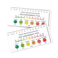 China Customized Visual Analog Scale Ruler Pain Assessment Tool 0-10 Wong-Baker Tape Hospital for sale