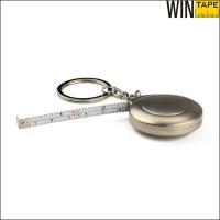 China Wintape Mini Steel Tape Measure 60 Inch Retractable ABS Galvanized Silver Gold Round Case for sale