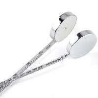 China Wintape 2m 80inch Imitating Metal Galvanized Mini Steel Tape Measure Silver Gold Round Case for sale
