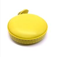 China Custom PU Leather Mini Measuring Tape 60 Inches 150cm with Logo for Tailor Promotional Use for sale