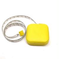 China Custom Printed Measuring Tape 150cm 60inch Cloth Tailor Tape Measure with ABS Case for sale