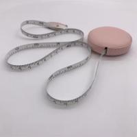 China Custom Logo Retractable Leather Tape Measure 150cm 60 Inch Dual Scale Body Measuring Tape for sale