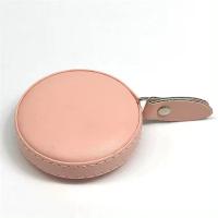 China Custom Logo Retractable Leather Tape Measure 150cm 60 Inch Dual Scale Body Measuring Tape for sale