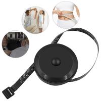 China Wintape 1.5m Black Soft Measuring Tape Retractable Body Tailor Sewing Fabric Double Scale Mini Ruler for sale