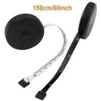China Wintape 1.5m Black Soft Measuring Tape Retractable Body Tailor Sewing Fabric Double Scale Mini Ruler for sale
