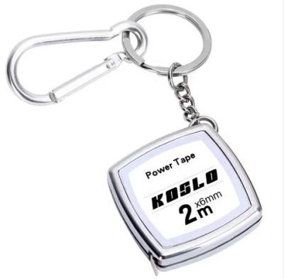China Wintape 2m Expansion Ruler Measuring Tool Woodworking Ruler with Key Chain 65Mn Steel Tape for sale